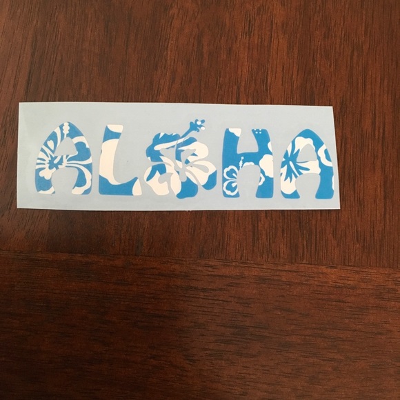Other | Aloha Vinyl Decal | Poshmark